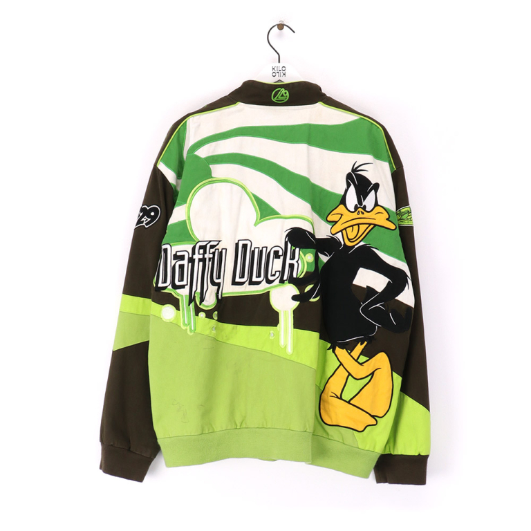 Daffy Duck 90s Racing Jacket - Kilo Kilo Vintage